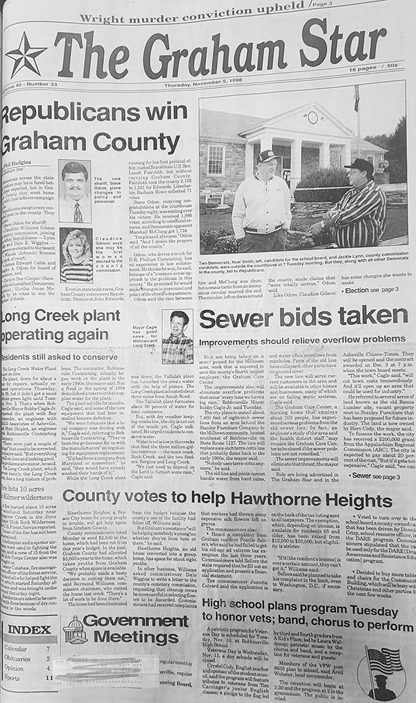 This Week in Local History: Nov. 9, 2023 | The Graham Star ...