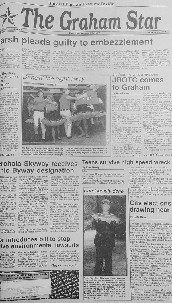 This Week in Local History: Sept. 1, 2022 | The Graham Star ...